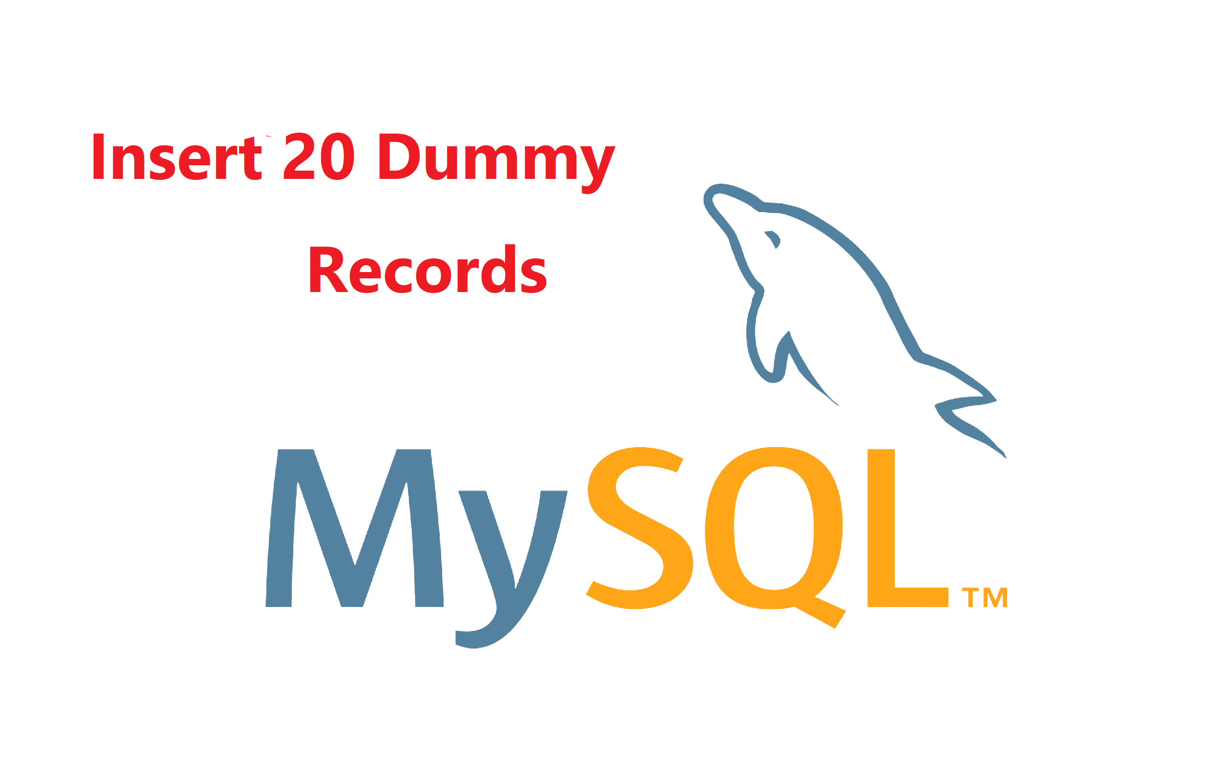 20 Employee Data for Practice in a Relational Database Management ...